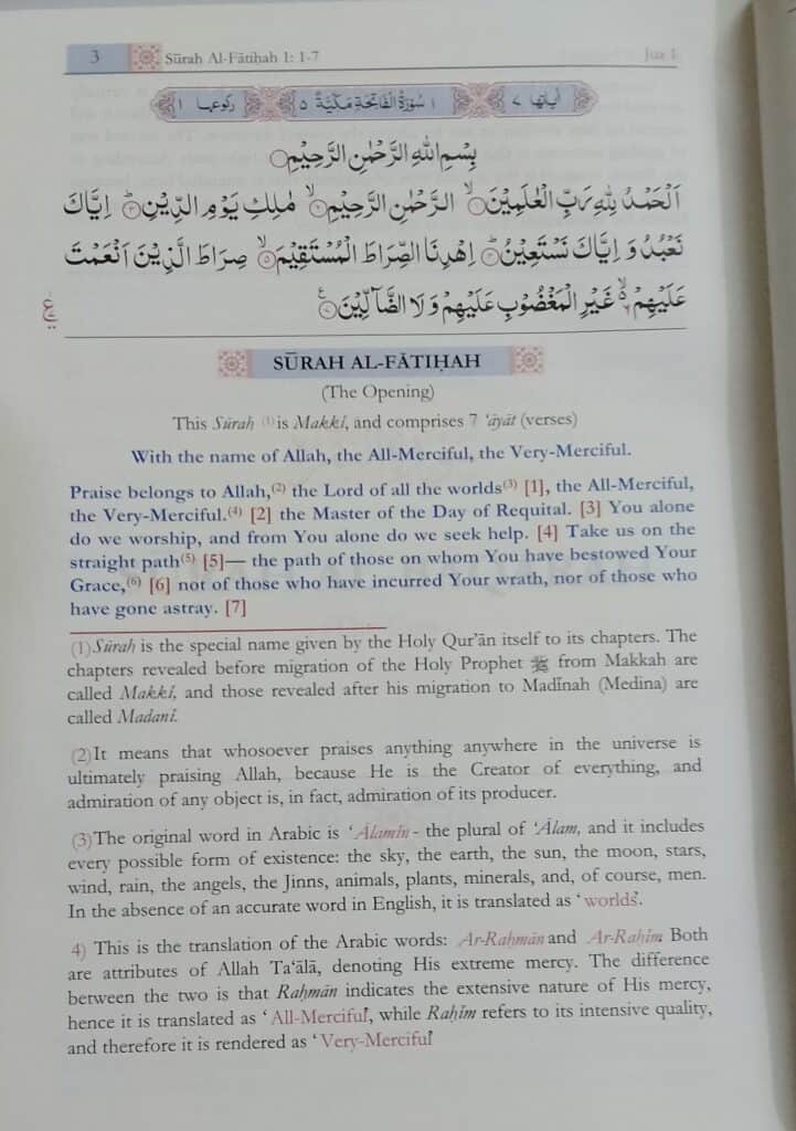 The Noble Quran (with brief notes) - Alhasanat Pk